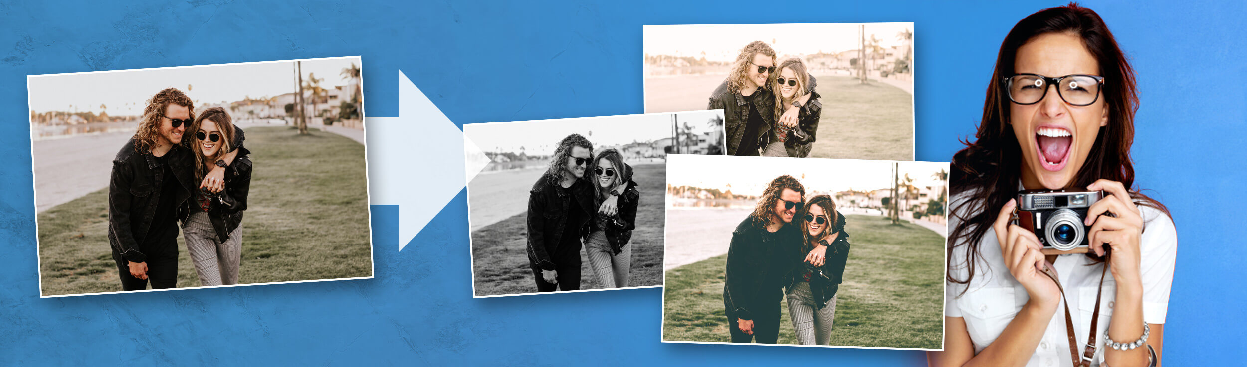 Effets photo en ligne et gratuit : vintage et créativité folle